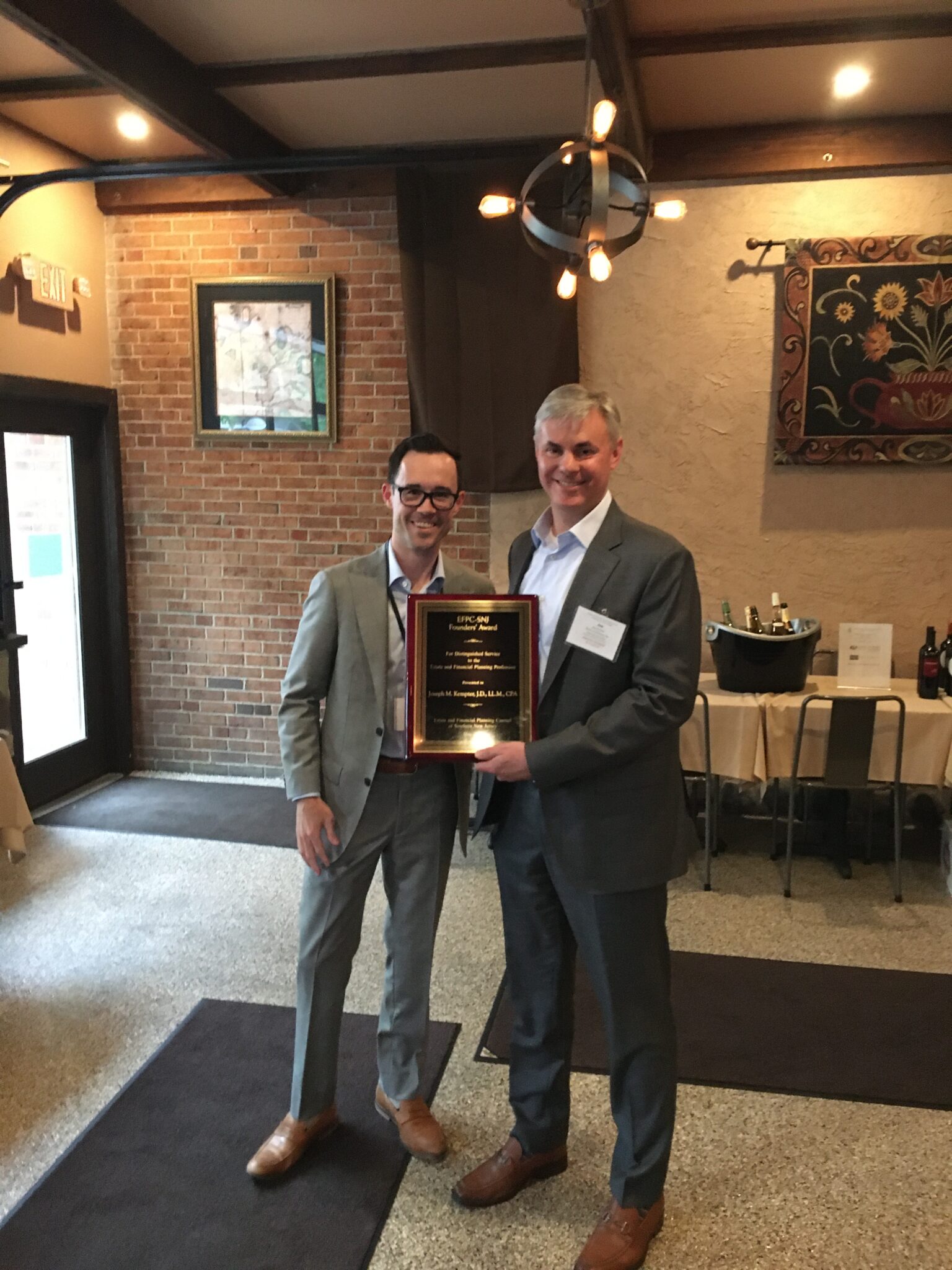 K&D Shareholder, Joseph Kempter awarded the 2025 EFPC Founder's Award ...